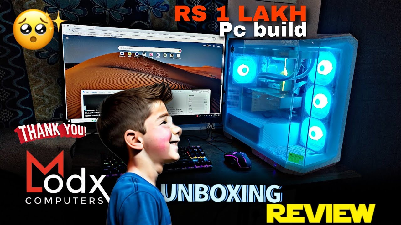 🤑₹ 1.10 lakh PC build From @ModxComputers Unboxing & Review. - YouTube