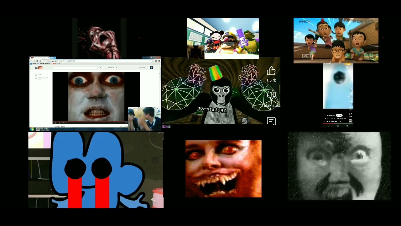 9 screamers all at once v1 - YouTube