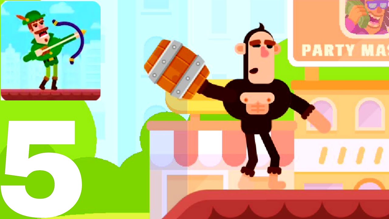 Mr.Moyer || Bowmasters || (Android,ios) Gameplay - Walkthrough - YouTube