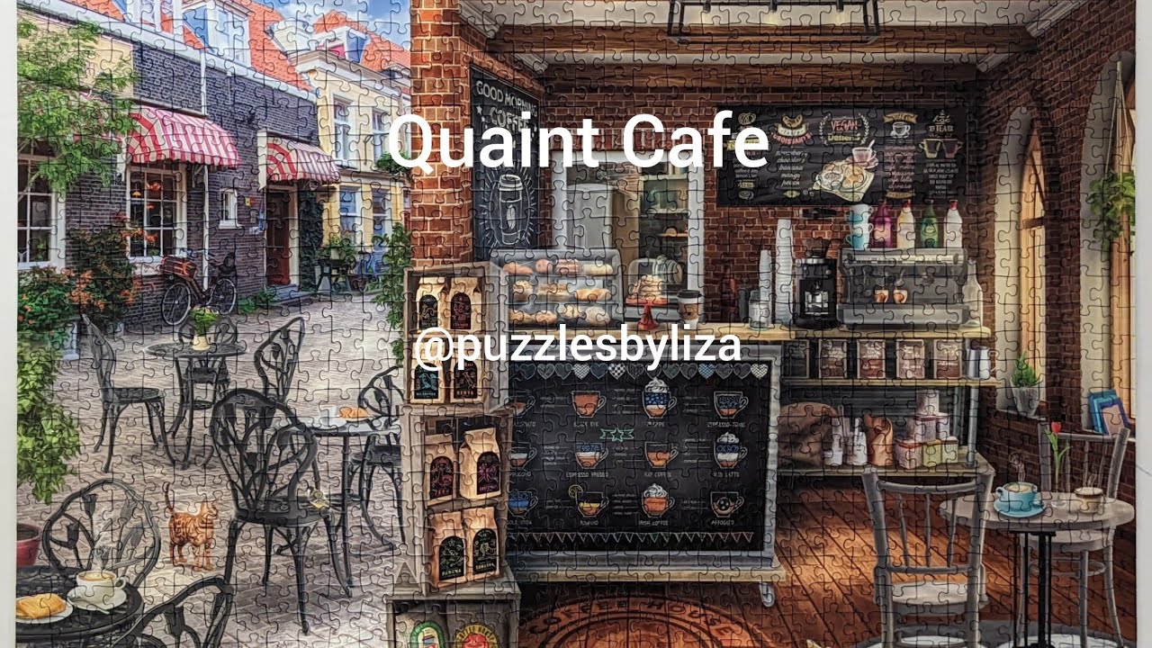 Ravensburger. Quaint Cafe. Jason Taylor. 2021. No. 168057. - YouTube