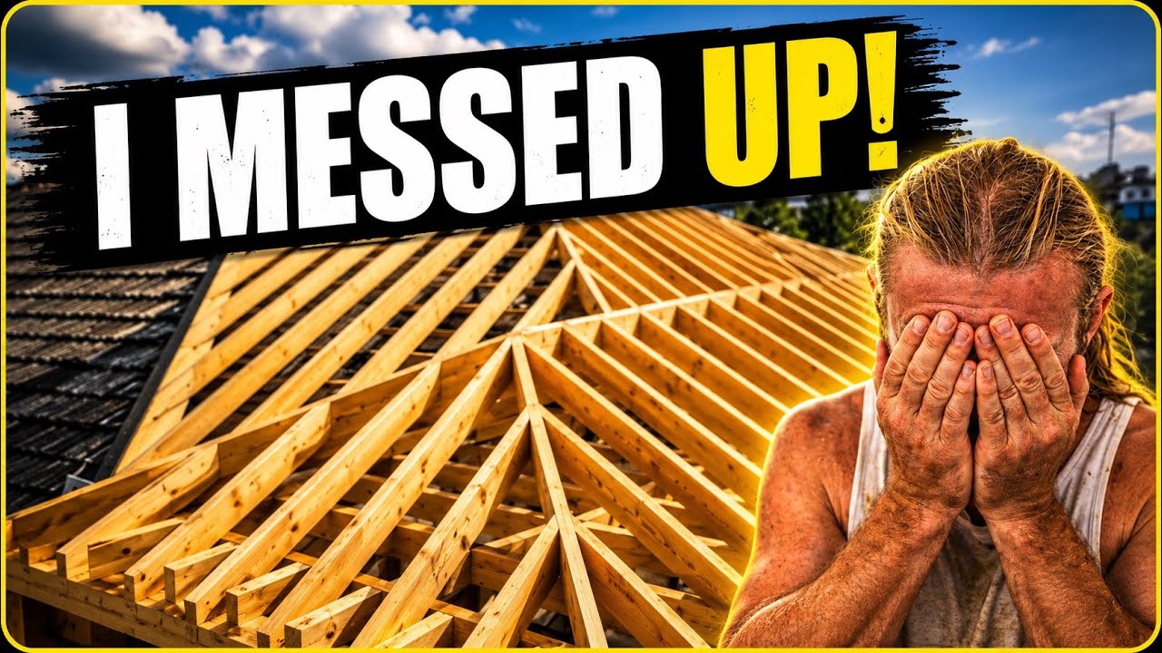 I Messed Up…BASTARD HIP ROOF Part 3 - YouTube