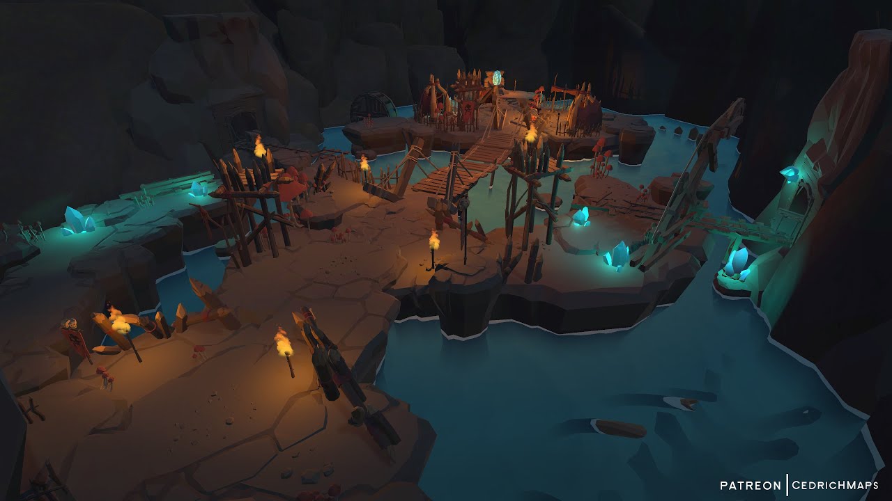 Underground goblin hideout - Animated battlemap for ttrpg's and vtt's ...