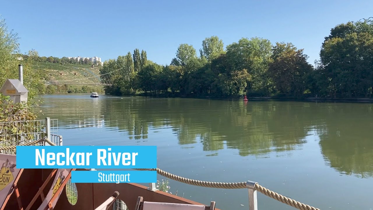 Stuttgart River Neckar Relaxing - YouTube