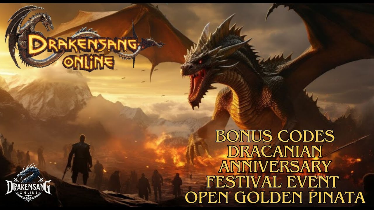 Drakensang Online - Bonus Codes, Dracanian Anniversary Festival, Golden Pinata, Drakensang, Dso ...