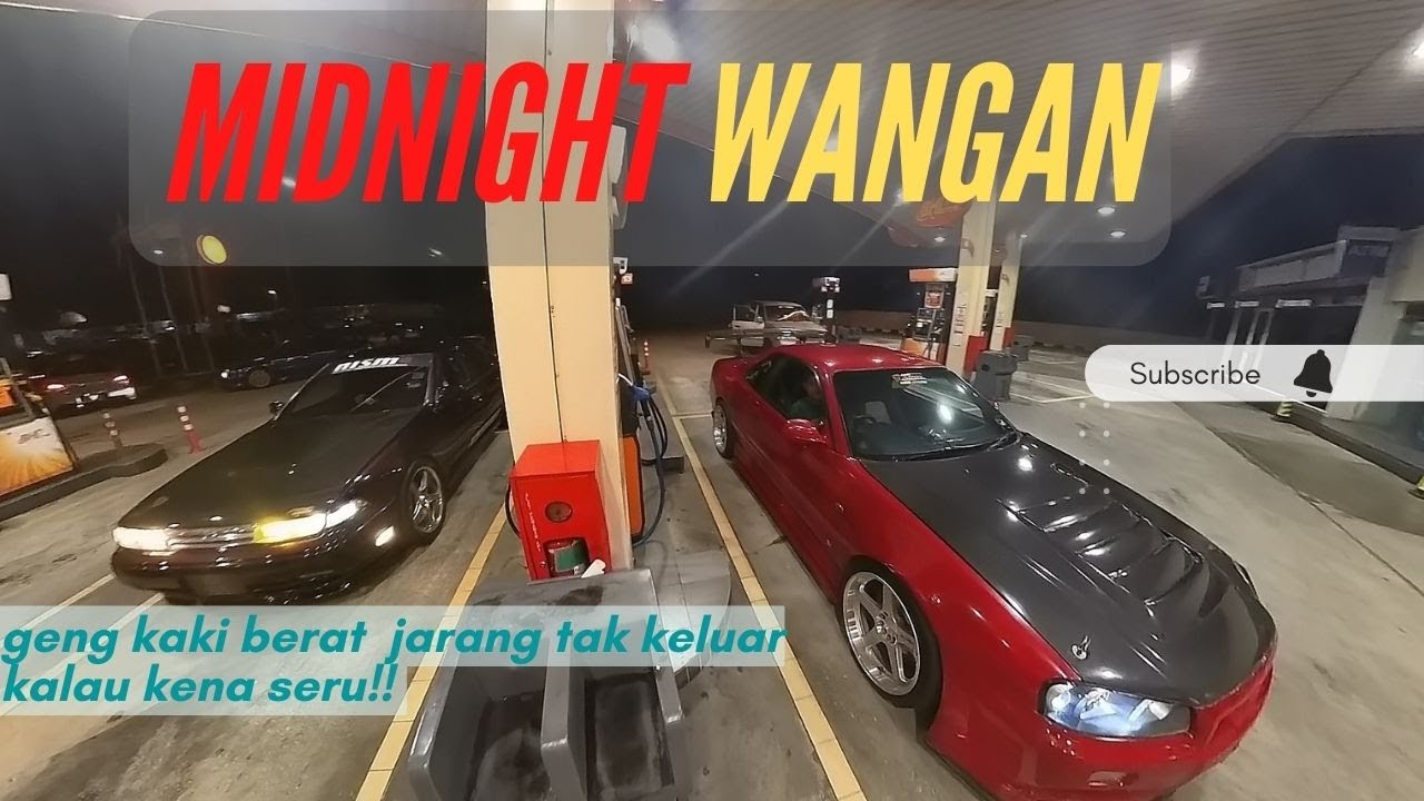 midnight wangan geng kaki berat | skyline R33 R34 silvia S15 subaru V9 ...
