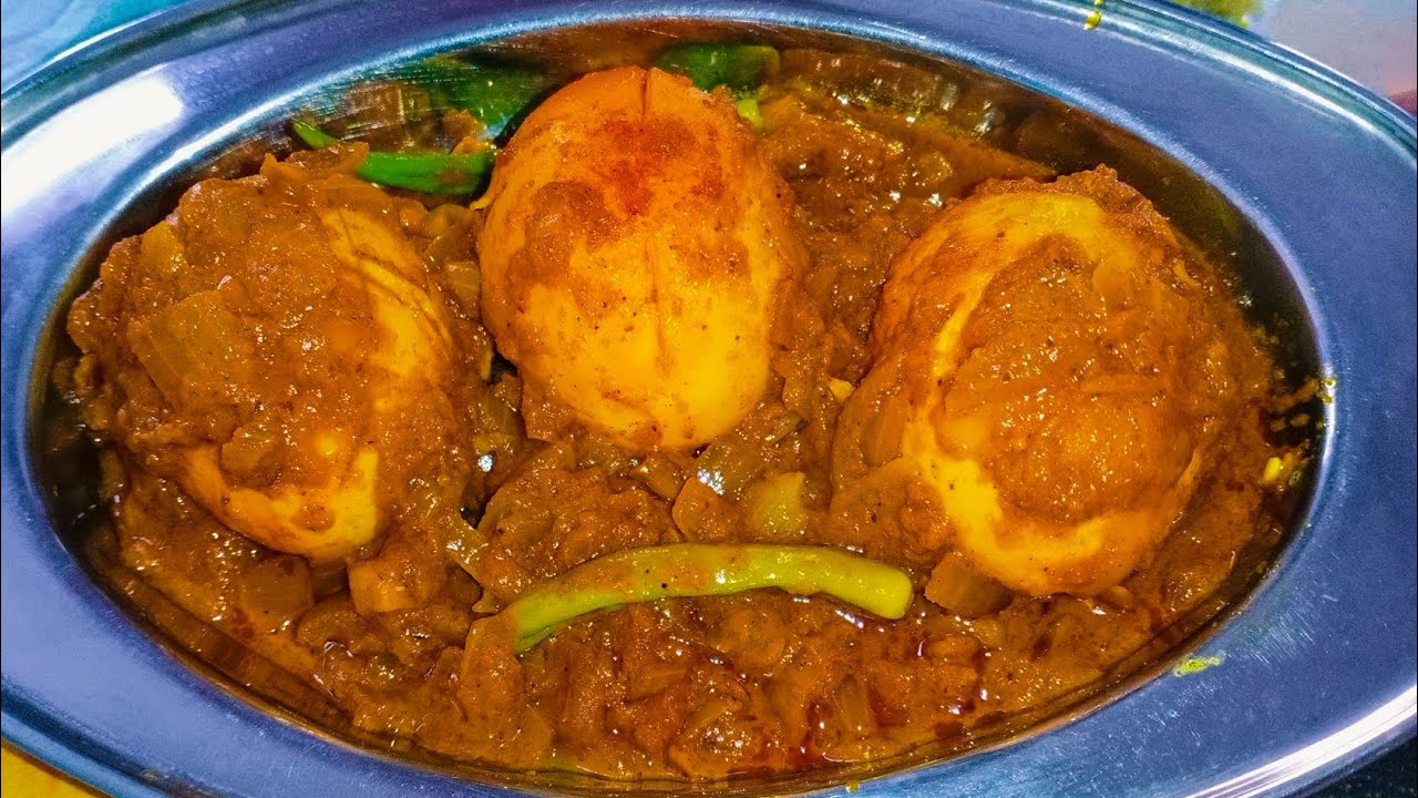 Bengali Style Dim Bhuna Recipe/ Tasty Egg Curry Recipe/ Easy/Simple ...