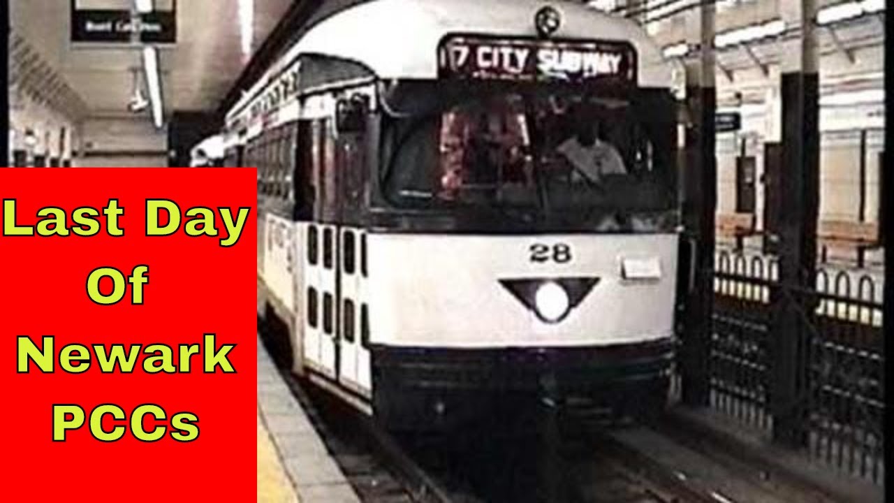 Newark City Subway PCC Last Day: Broad St - YouTube