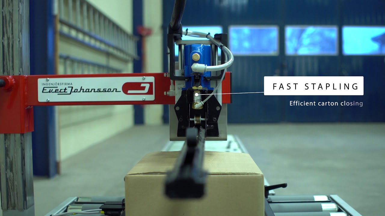 Automatic stapling machine - YouTube