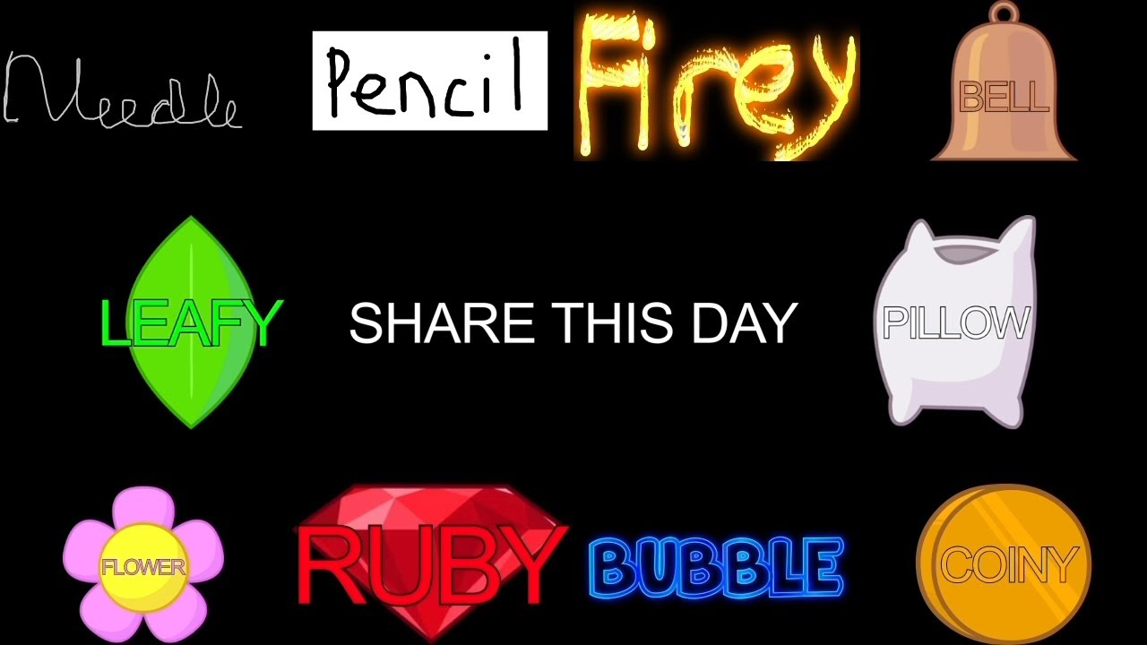 10 BFDI characters sing “Share This Day” from Mickey’s Twice Upon A ...