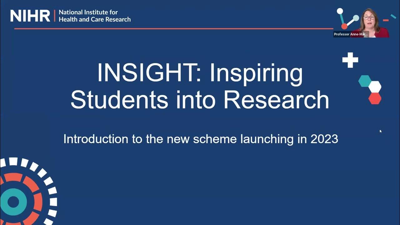 An Introduction to the INSIGHT: Inspiring Students into Research Scheme ...