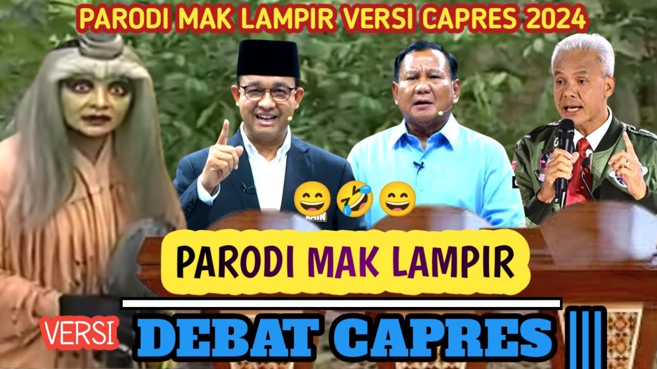 HEBOH ‼️ MAK LAMPIR GERAM DEBAT CAPRES III KAYA PERANG ~ PARODI KOPLAK ...