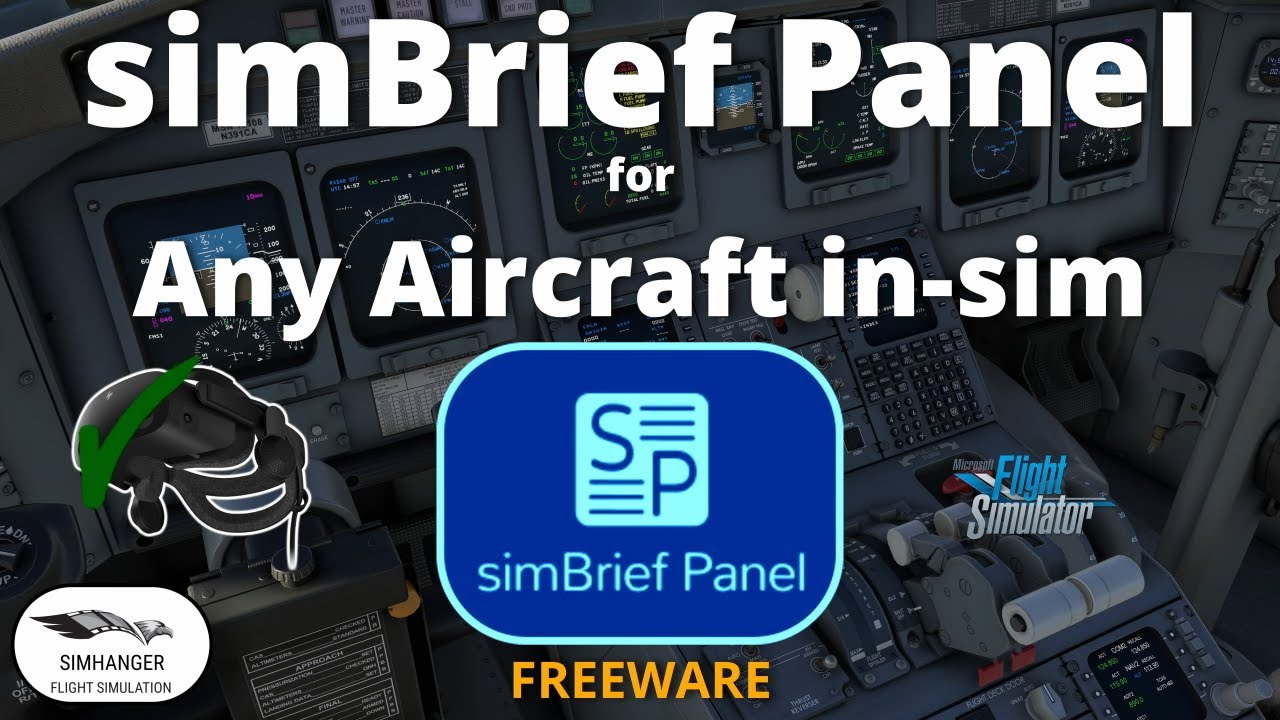 simBrief data available for ALL AIRCRAFT | simBrief Panel for Microsoft ...