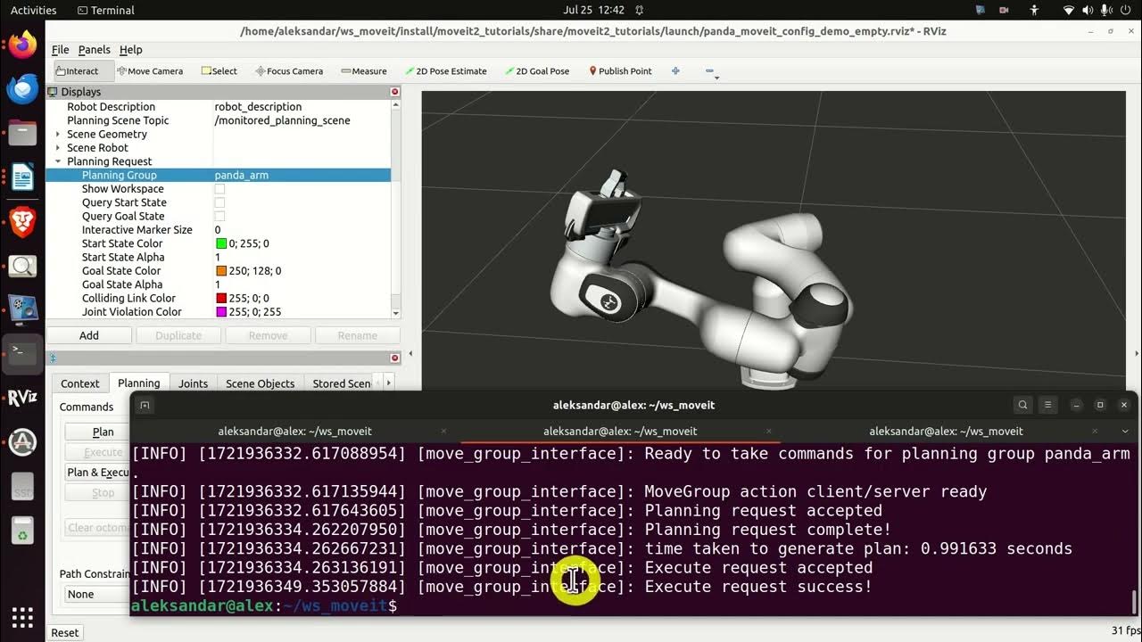 Tutorial on How to Move Robot in MoveIt2/ROS2 Using C++ - Link Provided in the Description Below ...