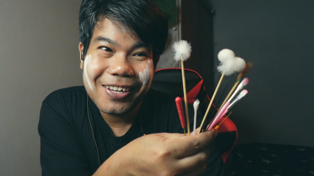 ASMR Thai | Ear Cleaning แคะหู 💦 วันสงกรานต์ - YouTube