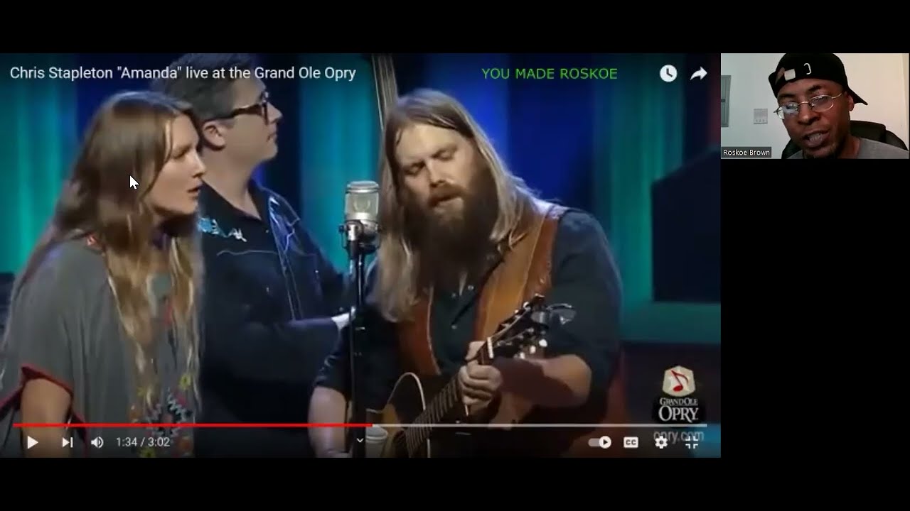 Chris Stapleton - Amanda (Live/Grand Ole Opry) Reaction #chrisstapleton ...