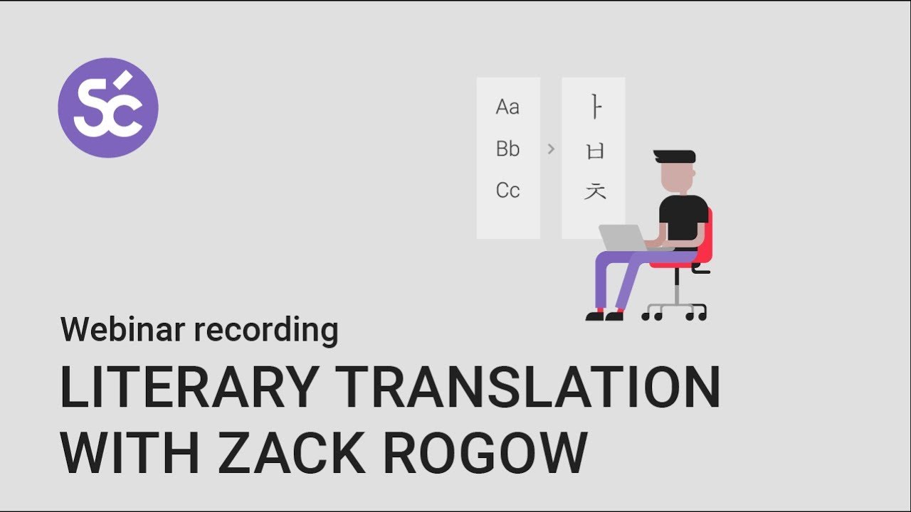 [Webinar] Literary Translation with Zack Rogow - YouTube