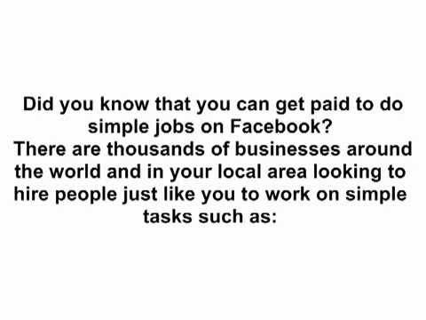 Get paid $25/hour to post comments on Facebook - YouTube