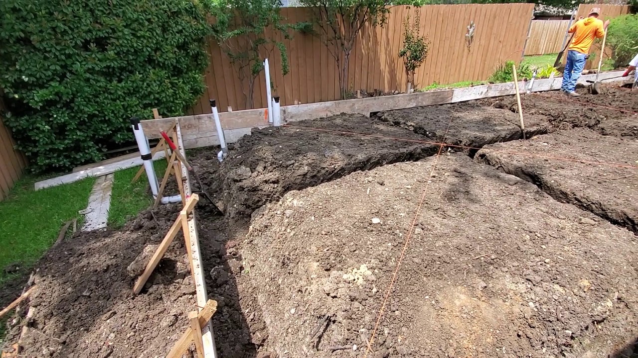 Foundation work Room Addition DFW Build and Remodel - YouTube