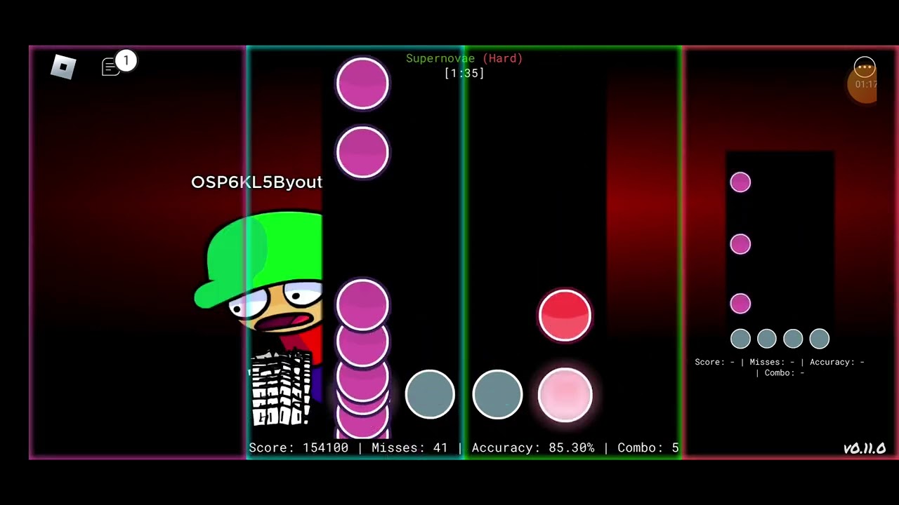roblox fnf supernova Bambi side 346misses - YouTube