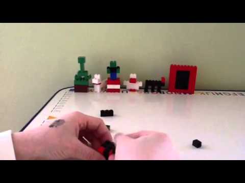 How to build a Lego minecraft magma cube:small - YouTube