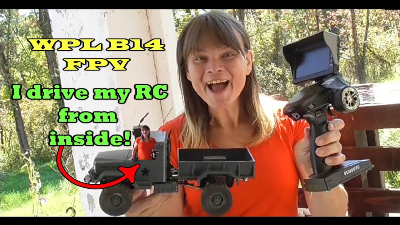 WPL B14 on obstacle course with FPV camera!!! - YouTube