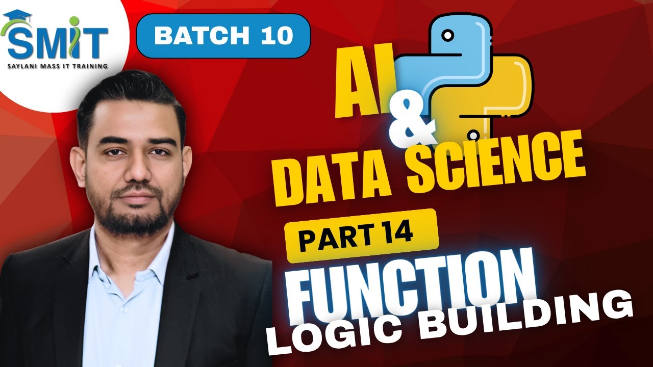 AI & Data Science | Part 14 | Build Your Logic in Function | # ...