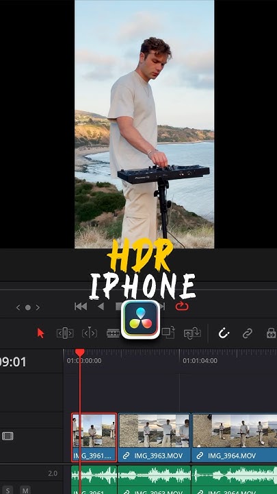 iPhone HDR footage in DaVinci Resolve - YouTube