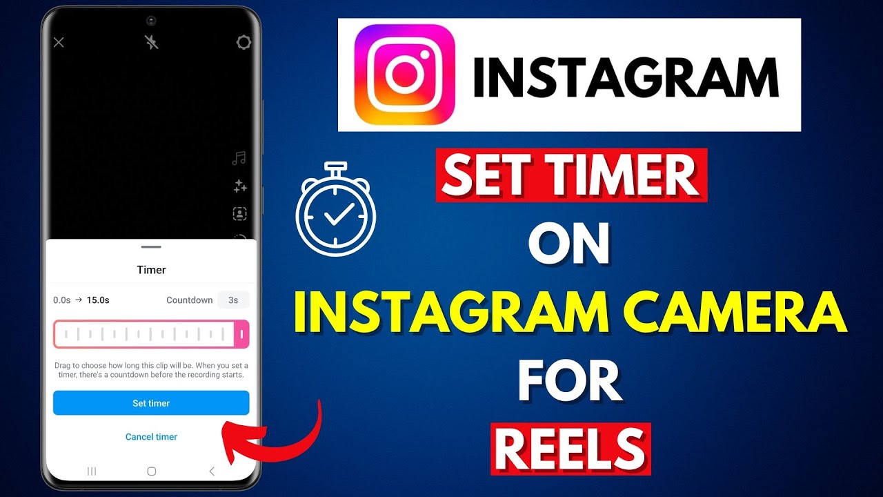 How to Set Timer on Instagram Camera for Reels (2025) - YouTube