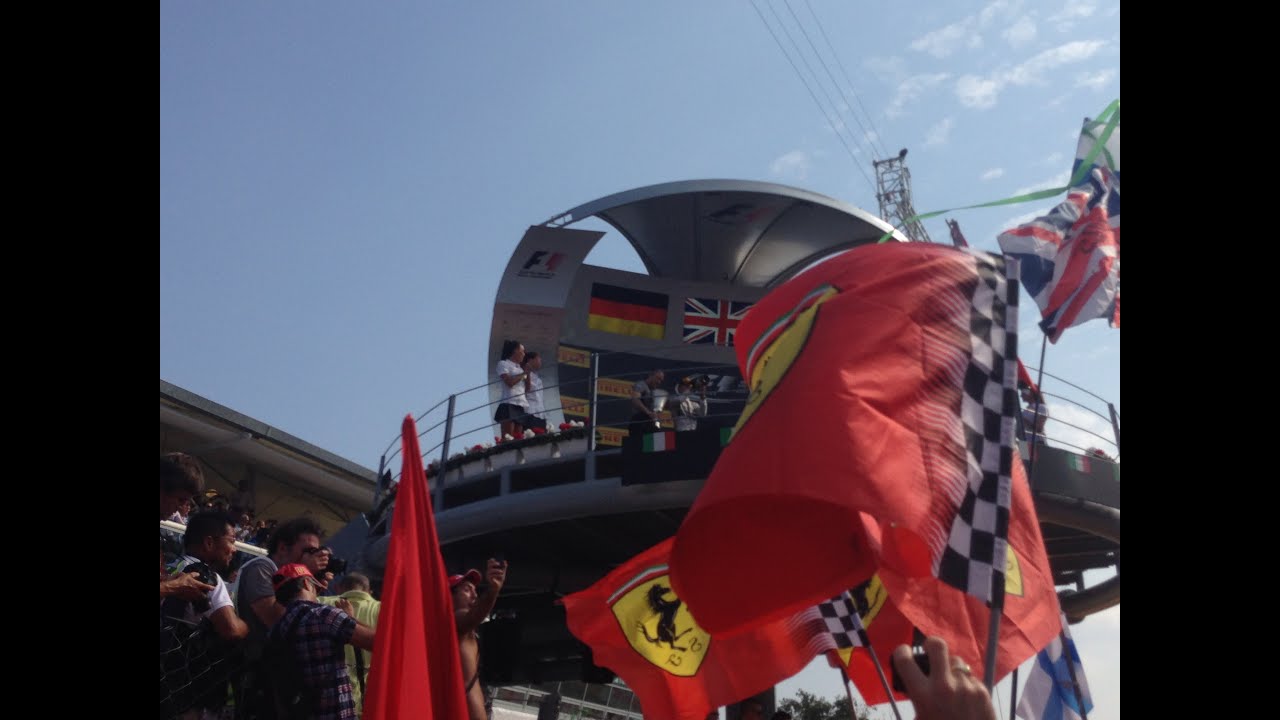 F1 2014 Monza GP - Podium Ceremony - YouTube