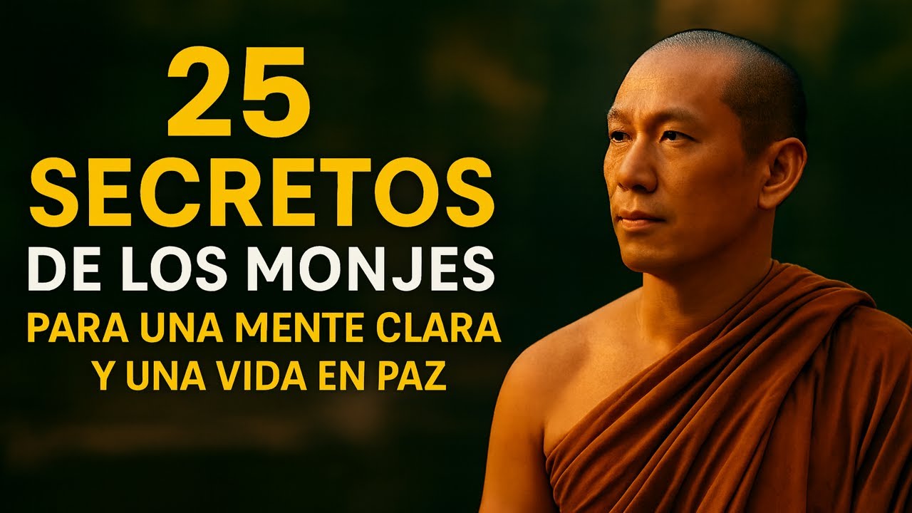 25 SECRETOS de los MONJES para una MENTE CLARA y una VIDA en PAZ ...