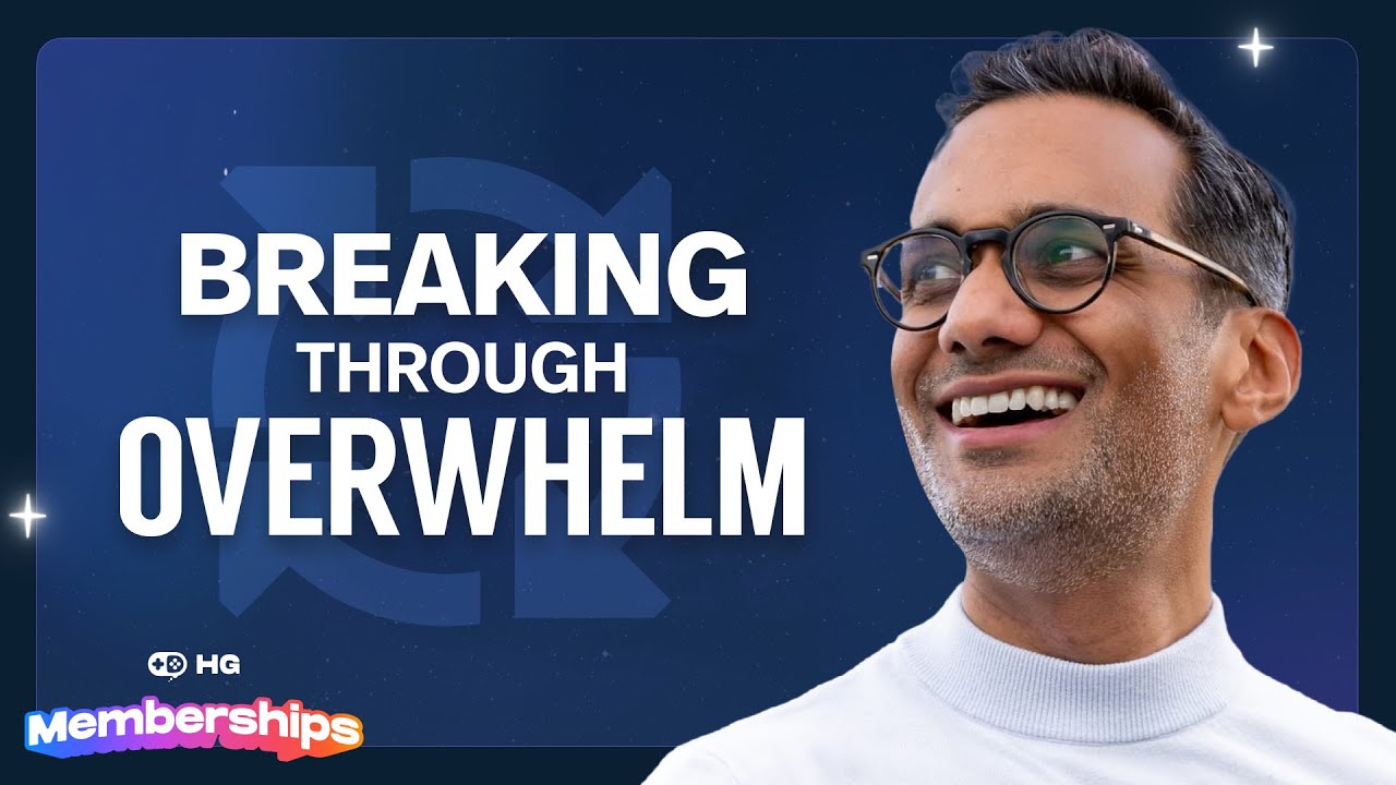 Breaking Through Overwhelm w/ Dr. Ali Mattu | MEMBERS' LIVESTREAM - YouTube