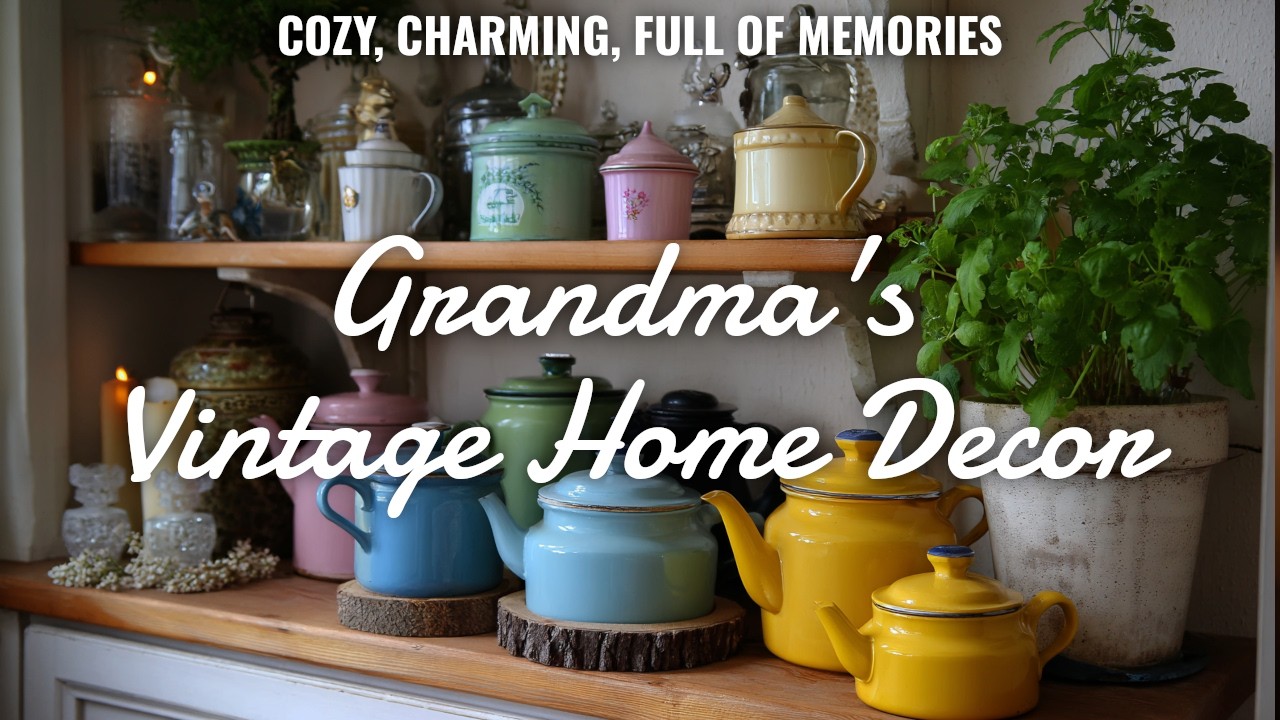 🌸 Step Inside Grandma's Adorable Vintage Home: Full of Nostalgia and ...