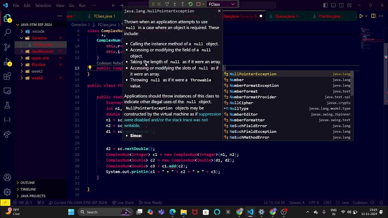 Generics Question for Java oppe 1 IITM BS DEGREE @IITMadrasBSDegreeProgramme - YouTube
