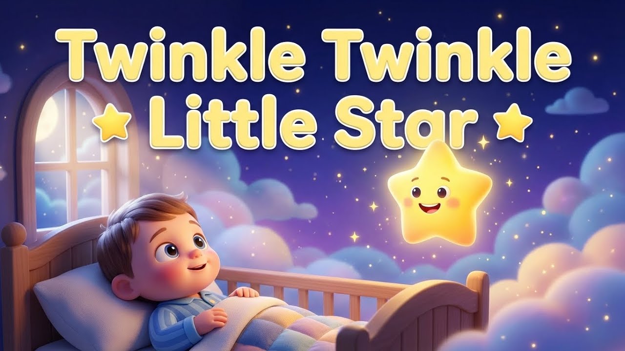 Twinkle Twinkle Little Star 🌟 | Bedtime Lullaby for Babies | 3D ...