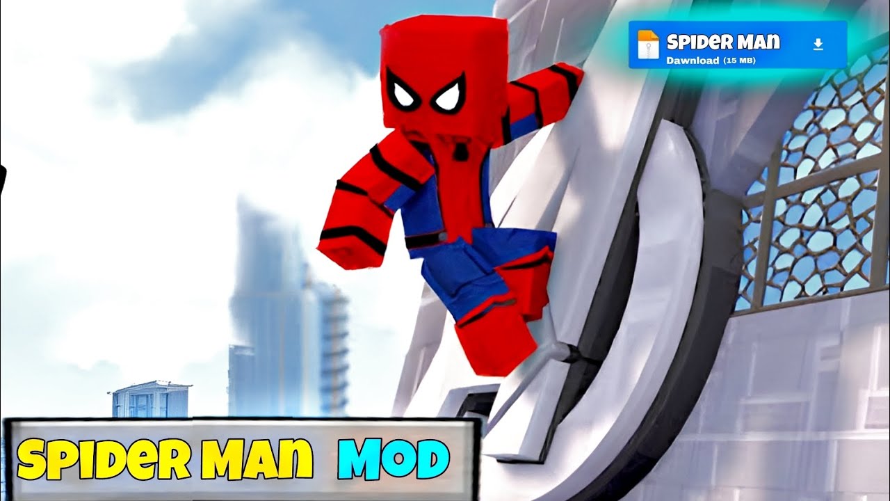 Minecraft Spider Man Mods For MCPE | Minecraft 1.19 - YouTube