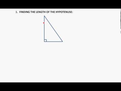 1 Pythagoras Theorem find hypotenuse - YouTube