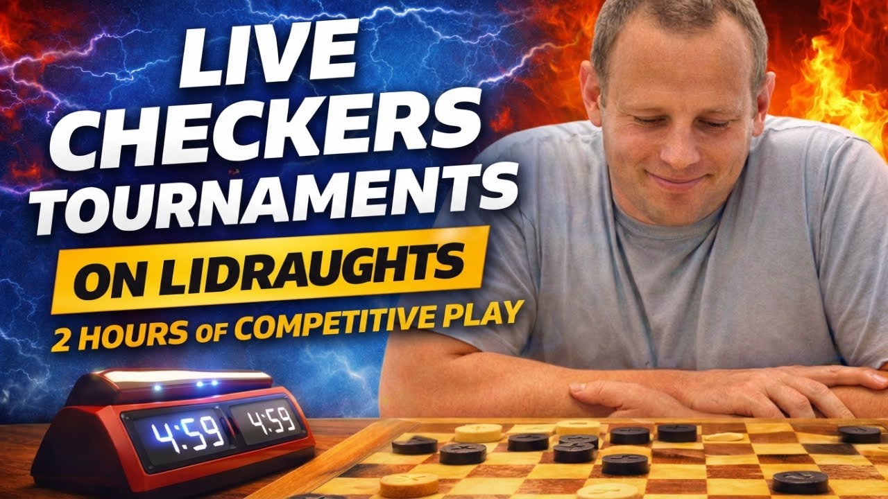 Live Checkers Tournaments on Lidraughts | 2 Hours of Competitive Play ...