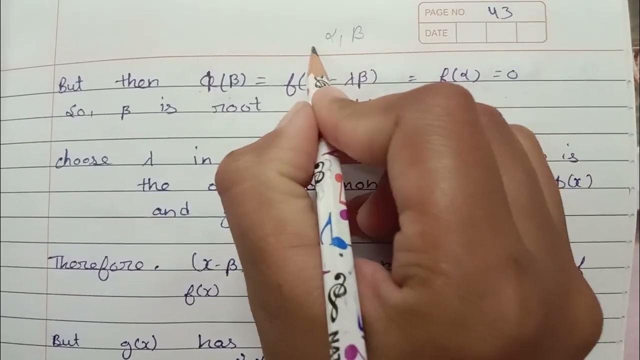 Primitive elements theorem (Mathematics) - YouTube