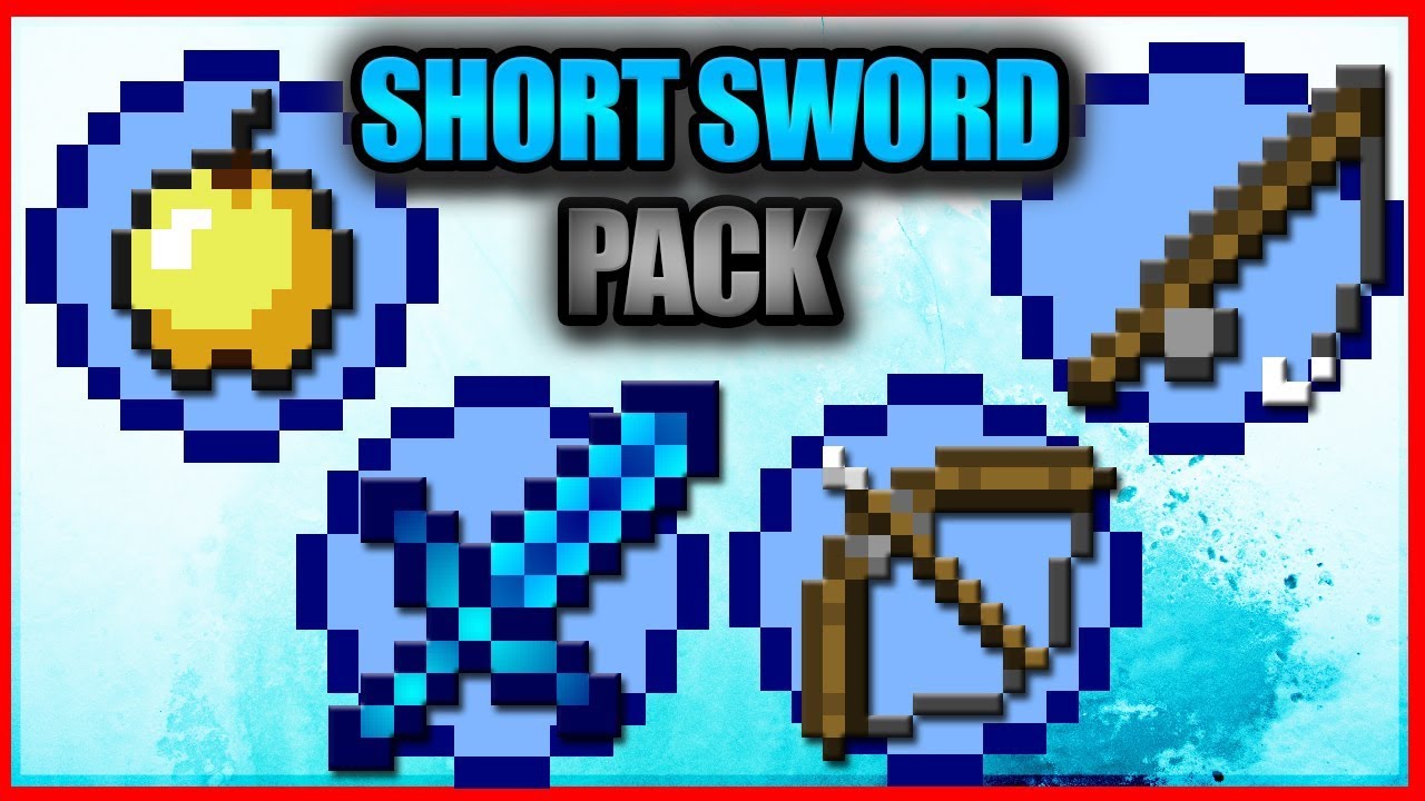 Minecraft PvP Texture Pack l Short Sword [1.7/1.8] ★ - YouTube