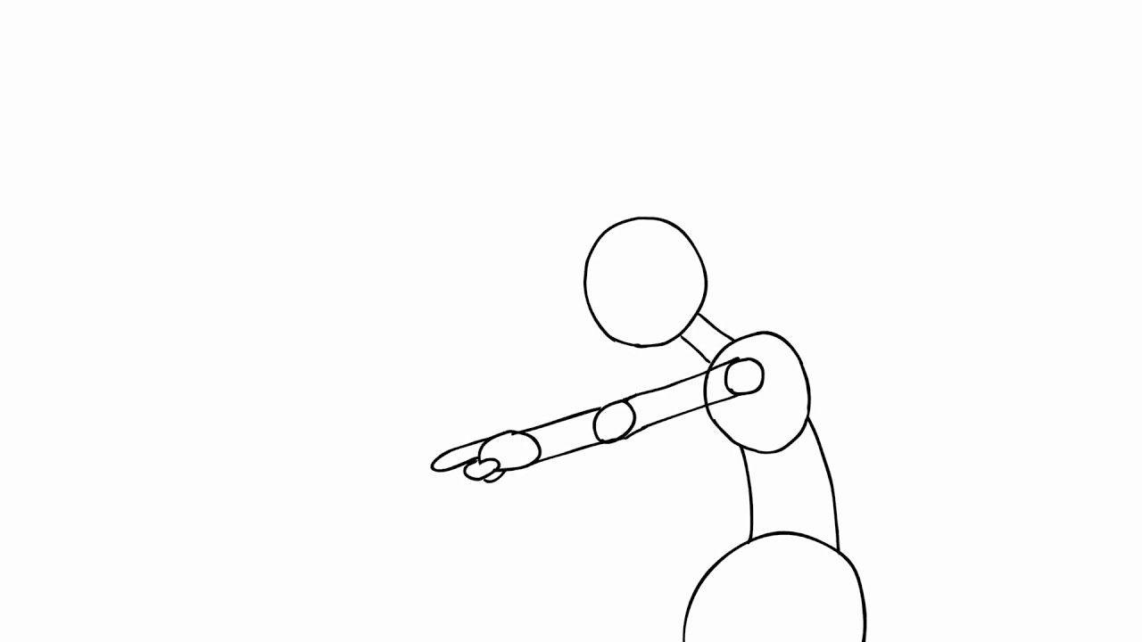 Finger point animation - YouTube
