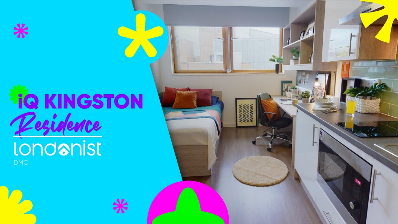 LONDON Student Housing *Tour* - IQ Kingston Residence - YouTube