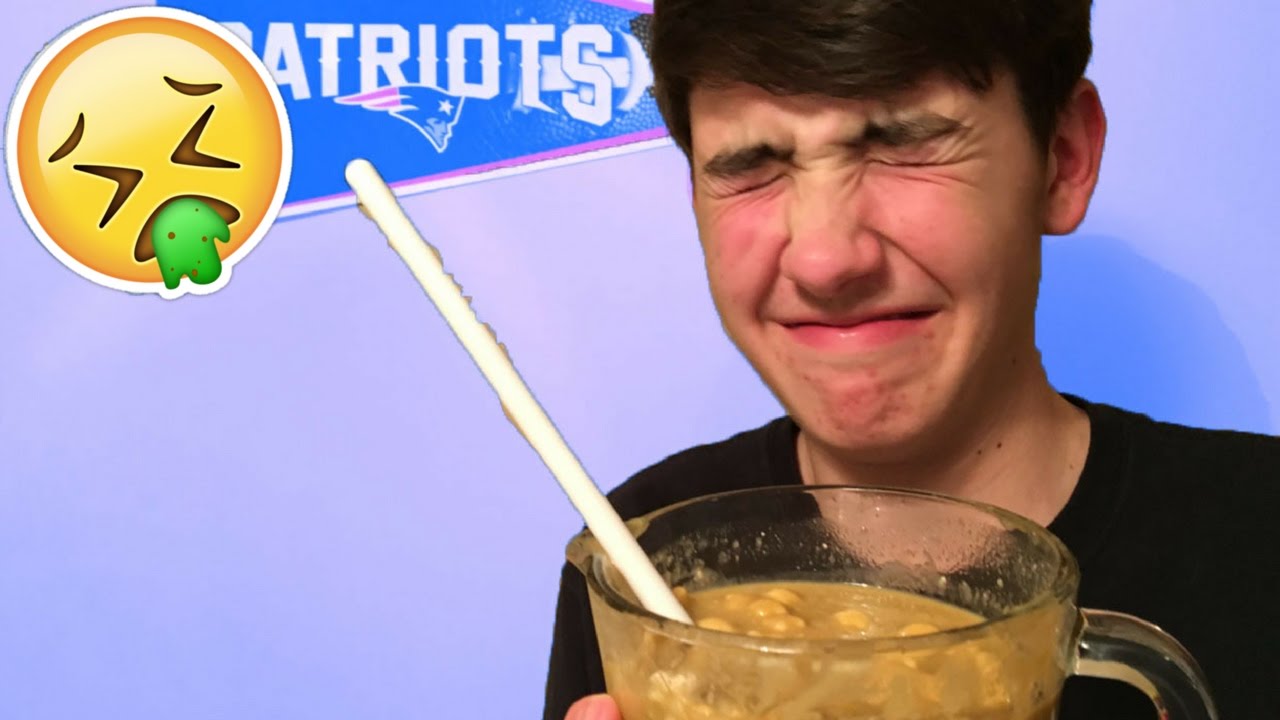 BABY FOOD SMOOTHIE CHALLENGE *PUKE* - YouTube