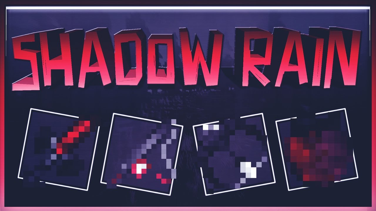 MINECRAFT PVP TEXTURE PACK - SHADOW RAIN - YouTube