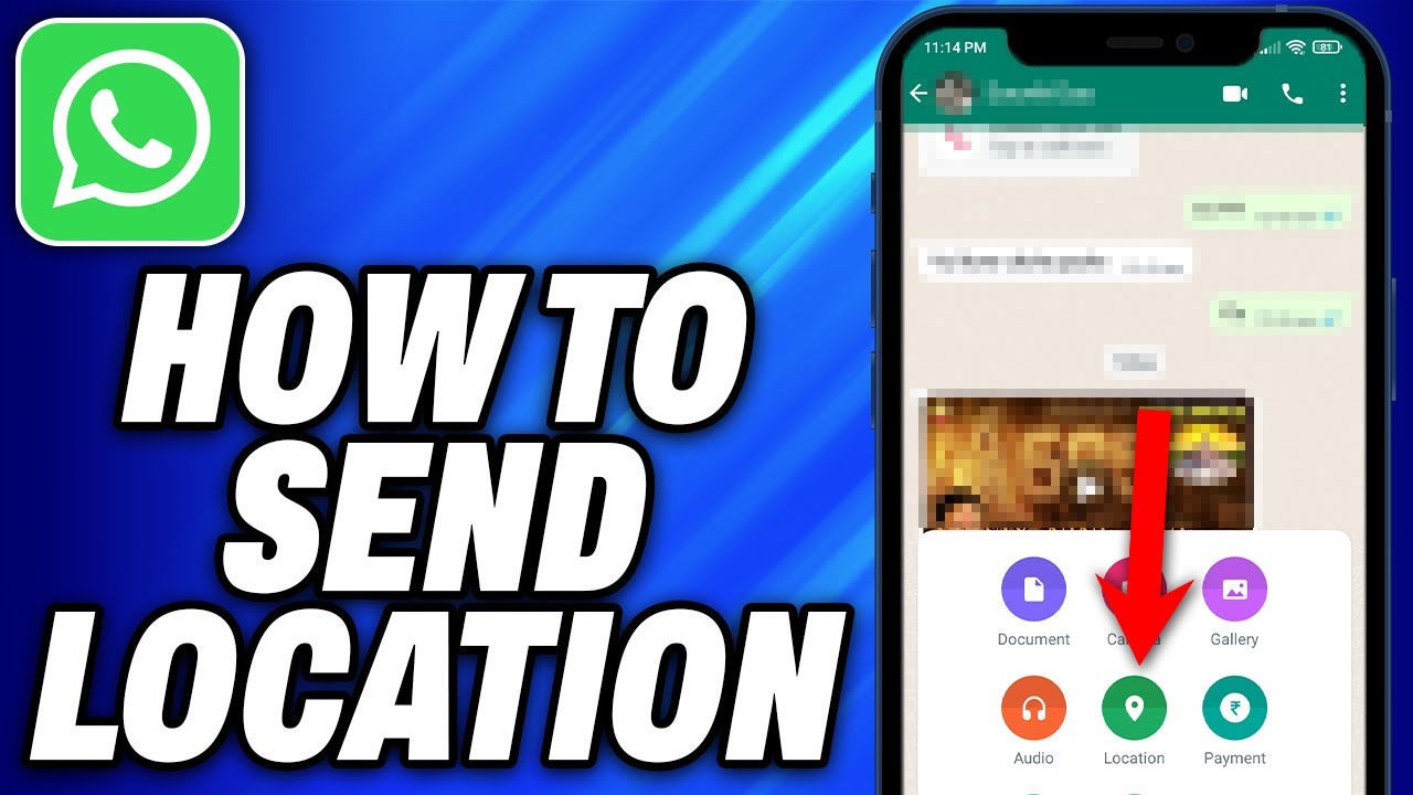 How To Send Location on WhatsApp (2024) - Easy Fix - YouTube