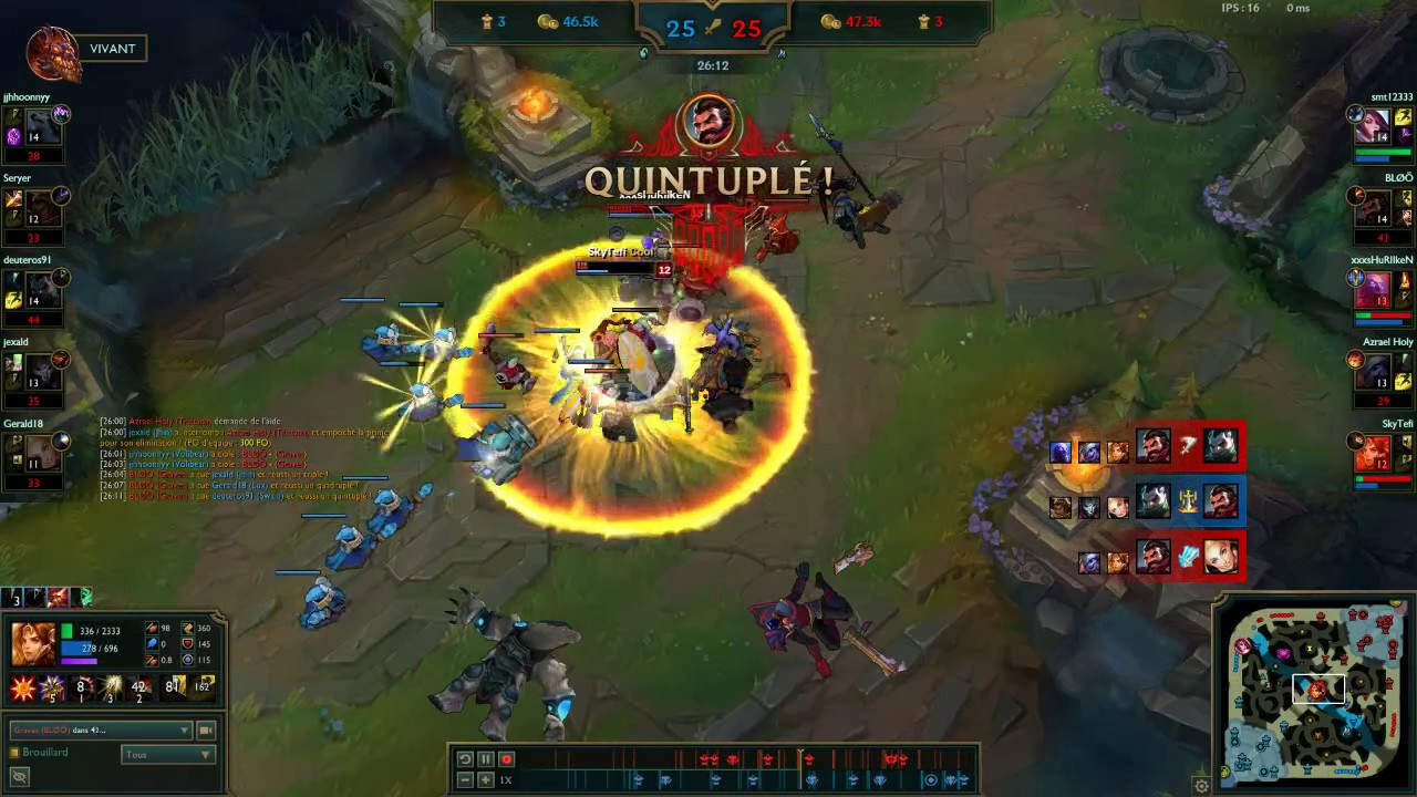 Graves Quintuplé :v - YouTube