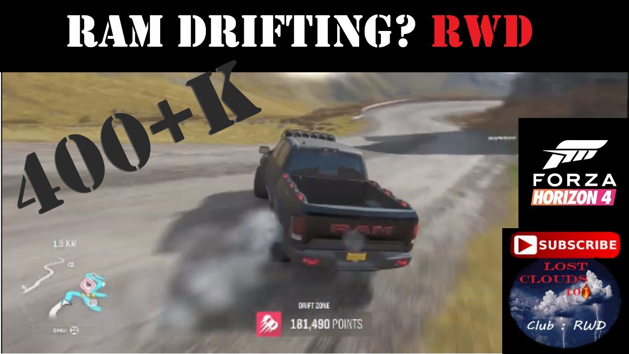 Rebel TRX RAM | RWD | this truck is huge! Needle climb drift zone TUNE ...