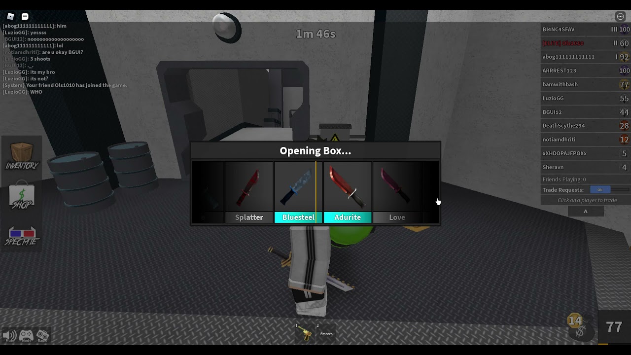 Almost Getting A Deathshard... | Roblox Murder Mystery 2 - YouTube