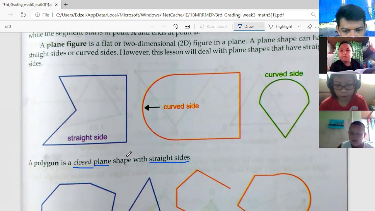 3rdGrading Week3 Math5: Understanding Plane Figures and Congruent ...
