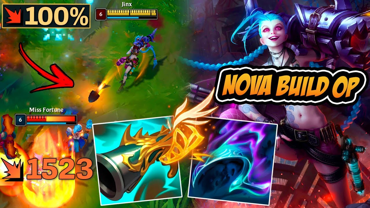 *NOVA* BUILD DA JINX DE LETALIDADE E CRÍTICO TÁ MUITO OP !! - LEAGUE OF ...