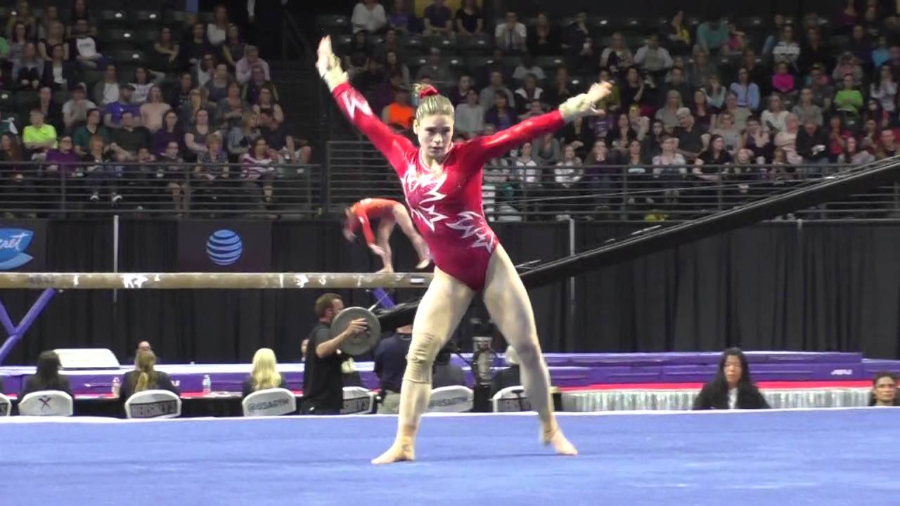 Audrey Rousseau (CAN) - Floor Exercise - 2016 Pacific Rim Championships ...
